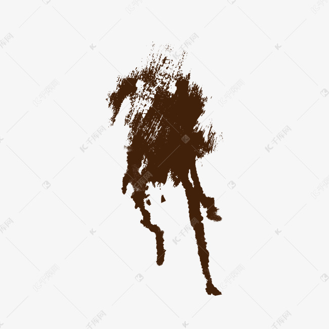 毛笔水墨画 素材图片免费下载-千库网