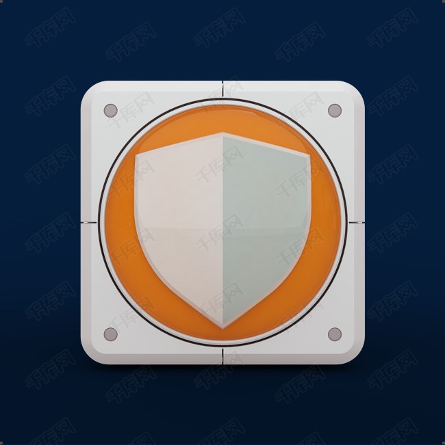 三维立体安全icon素材图片免费下载-千库网