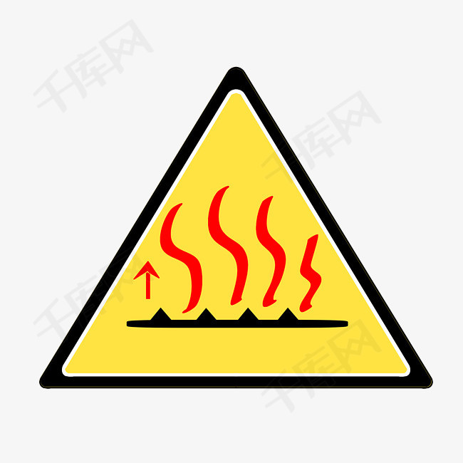 注意高温图标插画素材图片免费下载-千库网