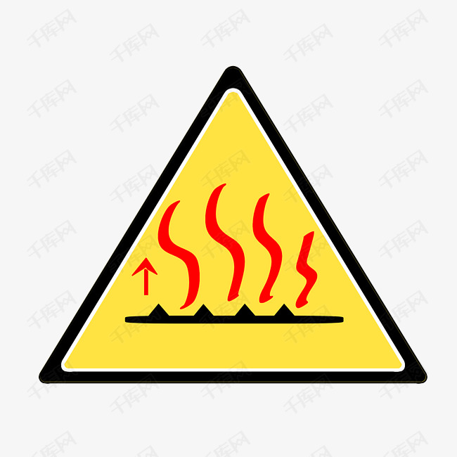 注意高温图标插画素材图片免费下载-千库网