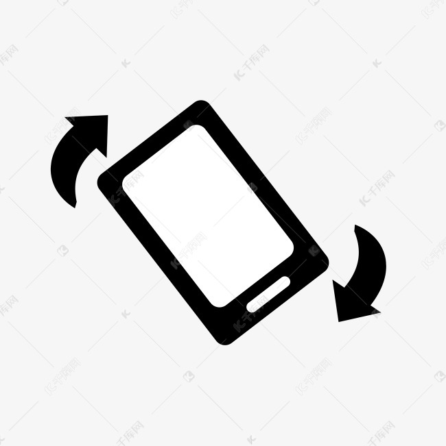 屏幕旋转按钮图标素材图片免费下载-千库网