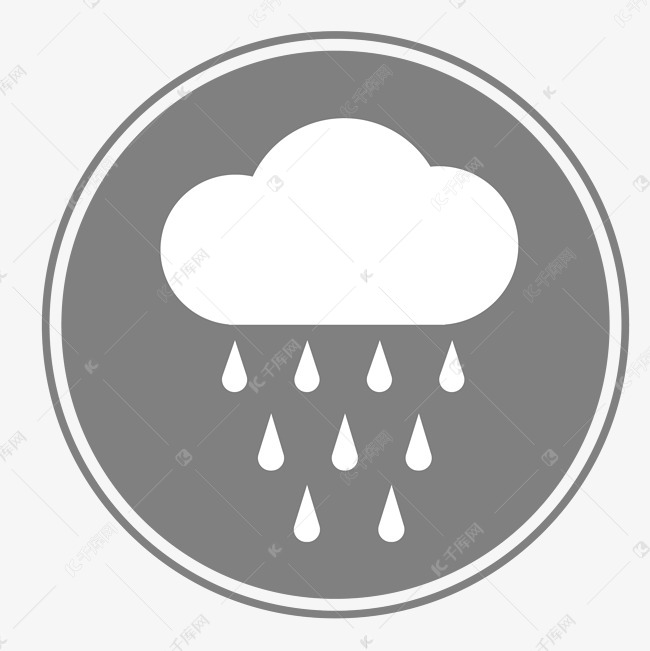 下大雨图标素材图片免费下载-千库网