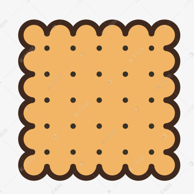 方形的饼干零食食物素材图片免费下载-千库网