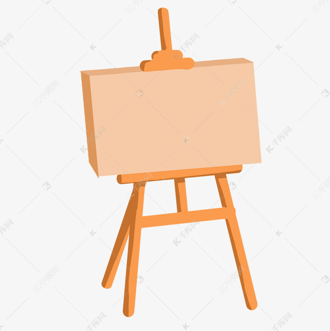 三角架子画板插画素材图片免费下载-千库网