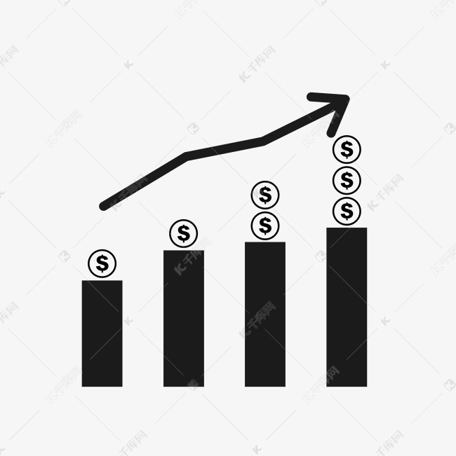 增加的收入图标素材图片免费下载-千库网