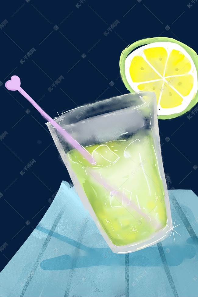 夏天夏季解暑柠檬饮品素材图片免费下载-千库网