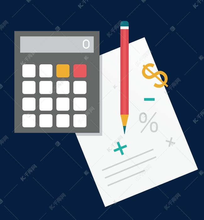 数学考试计算插画素材图片免费下载-千库网