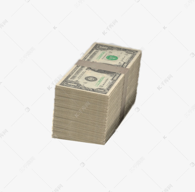 金钱纸币一沓素材图片免费下载-千库网