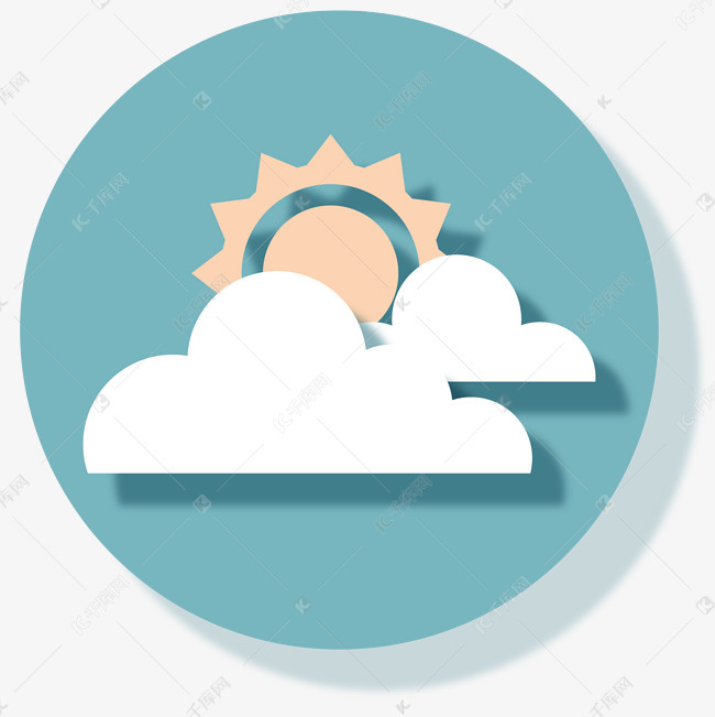 卡通阴天图标设计素材图片免费下载-千库网