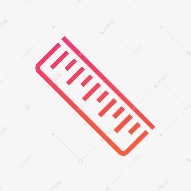尺子图标素材图片免费下载-千库网