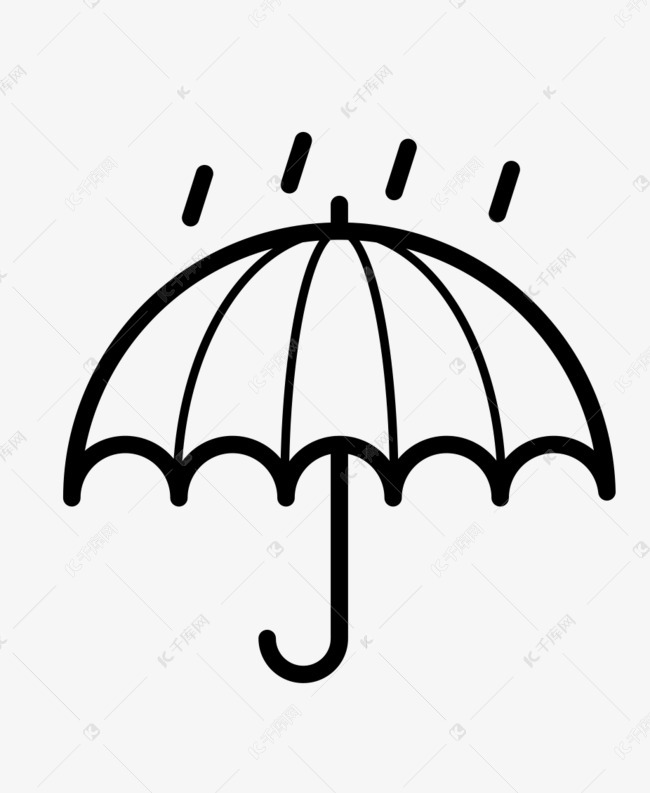 下雨雨伞图标素材图片免费下载-千库网