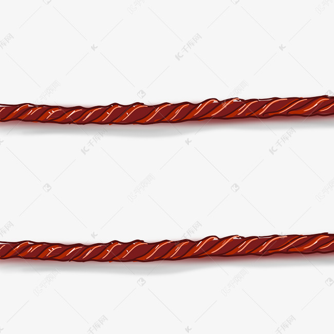 扭曲的红色绳子素材图片免费下载-千库网
