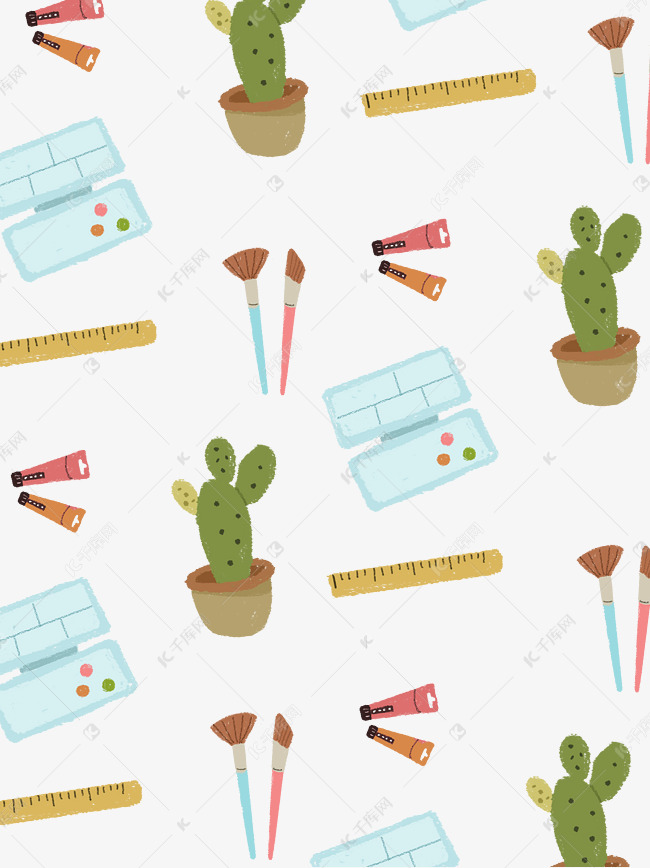 文具元素透明底纹素材图片免费下载-千库网
