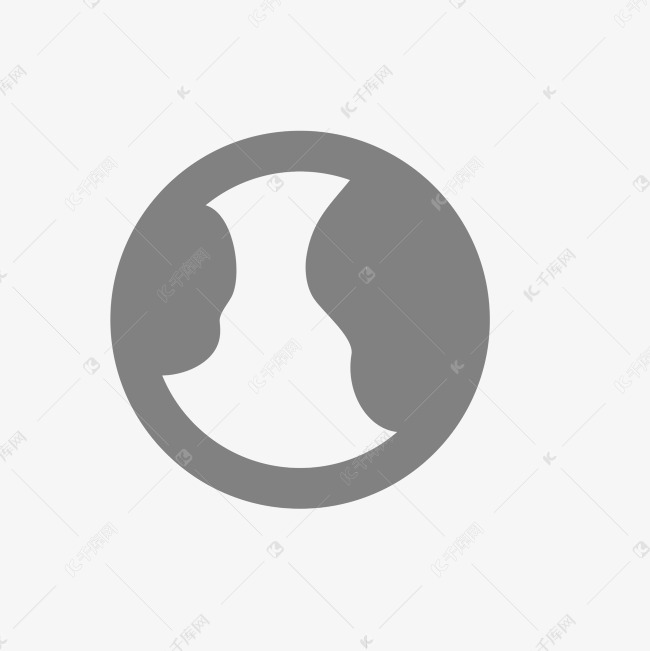 卡通圆圈图标免抠图素材图片免费下载-千库网