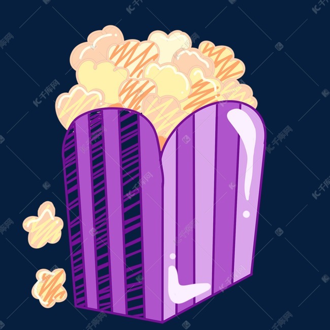紫色盒子零食素材图片免费下载-千库网