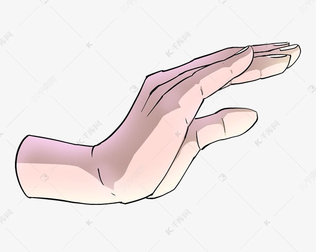 手势伸手卡通姿势素材图片免费下载-千库网