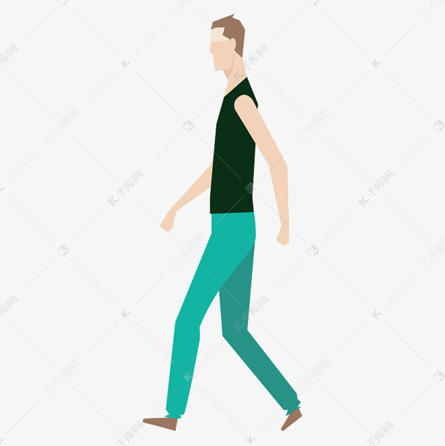 走路行人男孩素材图片免费下载-千库网