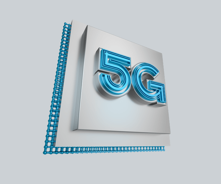 C4D大气高科技立体5G装饰海报模板下载-千库网