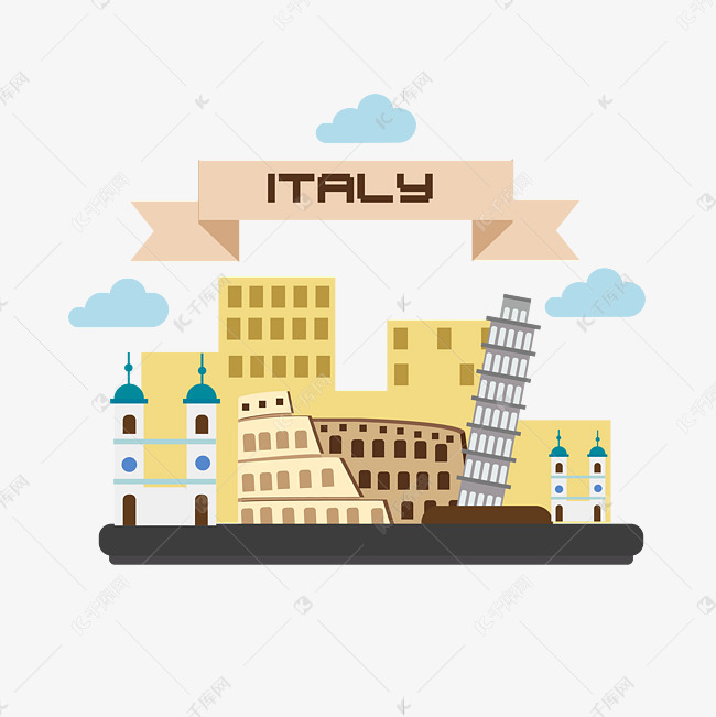 旅游地标景点意大利素材图片免费下载-千库网