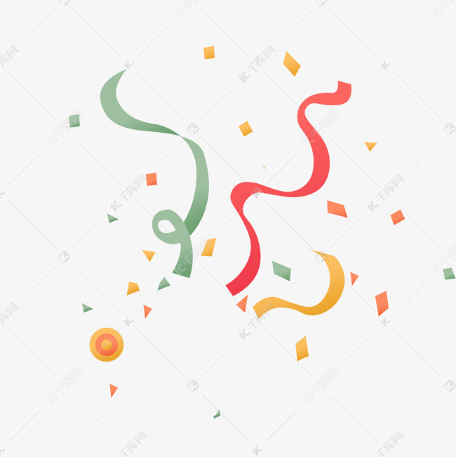 彩带彩色丝带素材图片免费下载-千库网