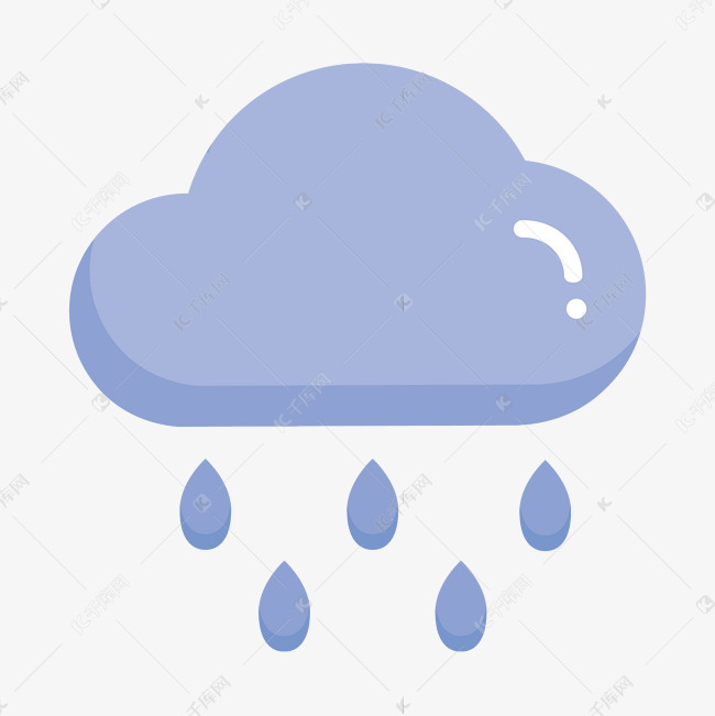 大雨天气图标素材图片免费下载-千库网