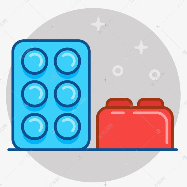 实用彩色积木图标素材图片免费下载-千库网