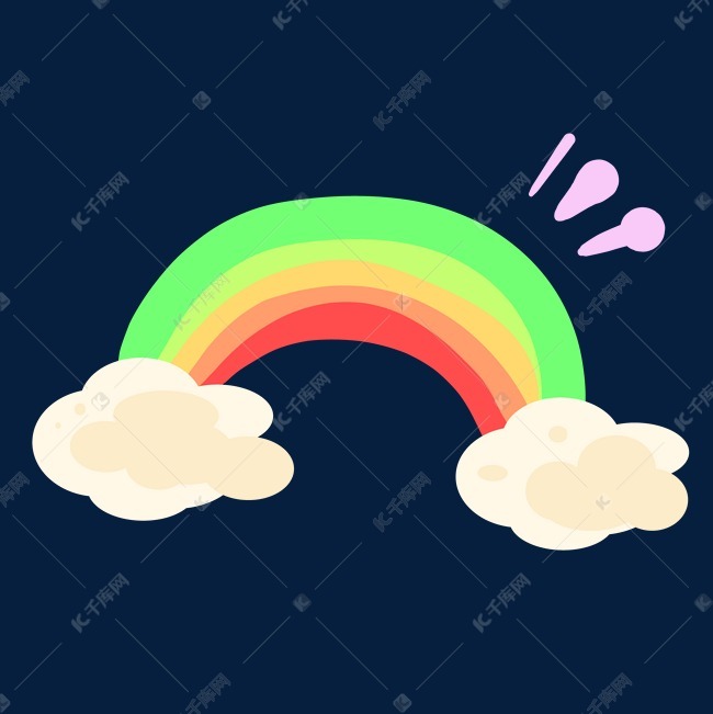 雨后彩虹贴图素材图片免费下载-千库网