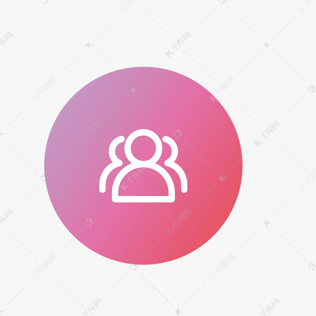 卡通红色的团队图标素材图片免费下载-千库网