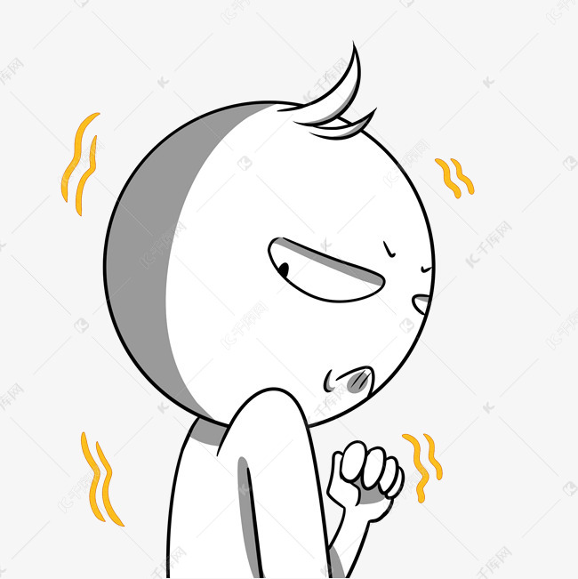 翻白眼小人表情包-千图网