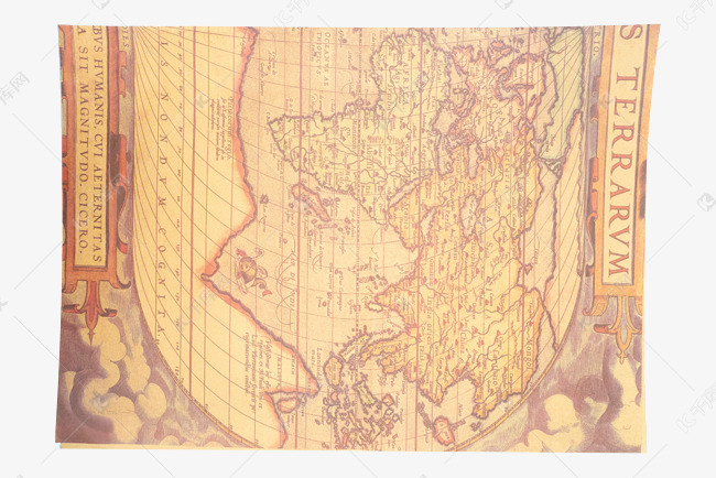 复古世界地图素材图片免费下载-千库网