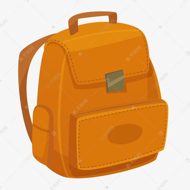 黄色的书包素材图片免费下载-千库网