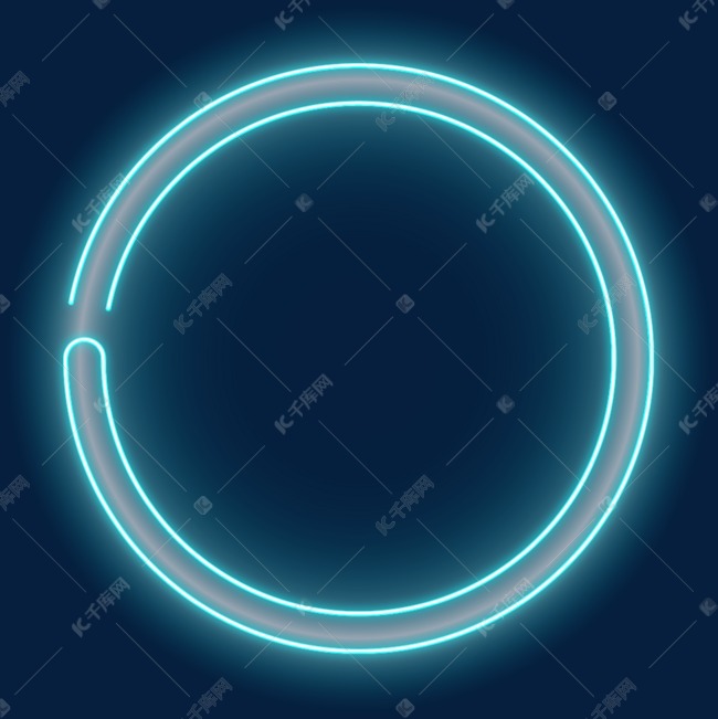 发光霓虹框灯素材图片免费下载-千库网