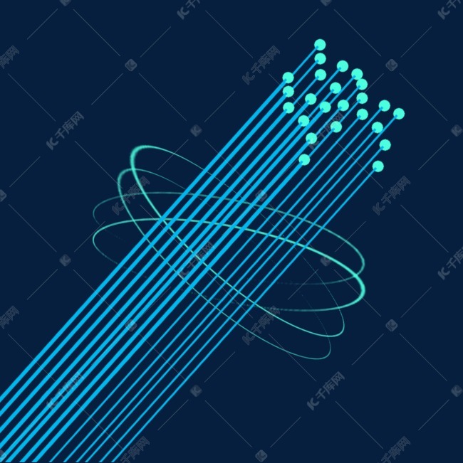 蓝色光纤素材图片免费下载-千库网