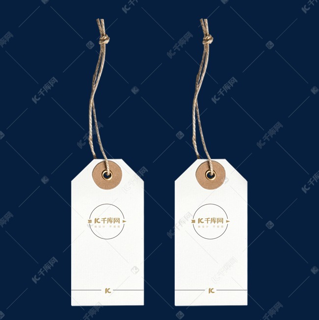 两个标签设计素材图片免费下载-千库网