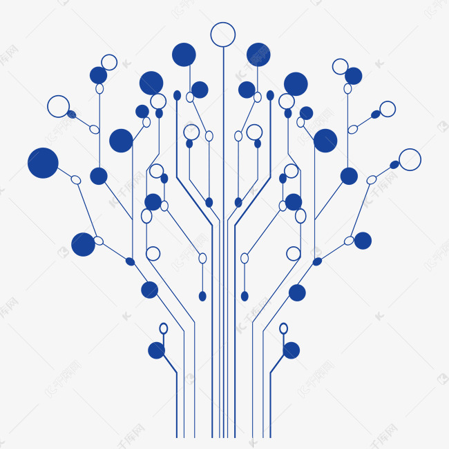 科技树矢量圆形商务素材图片免费下载-千库网