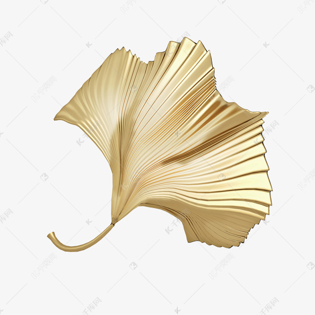 仿真银杏叶装饰png图素材图片免费下载-千库网