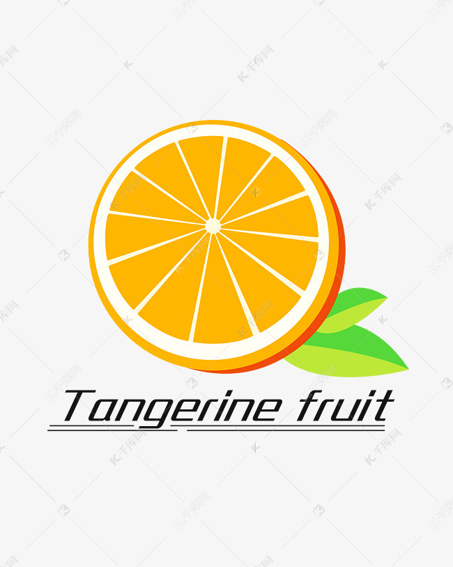 黄色橘子LOGO素材图片免费下载-千库网