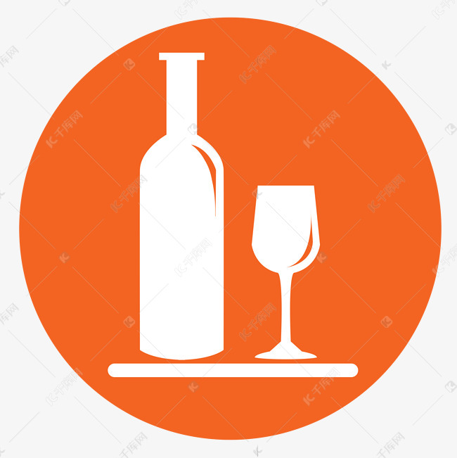 餐饮图标红酒素材图片免费下载-千库网