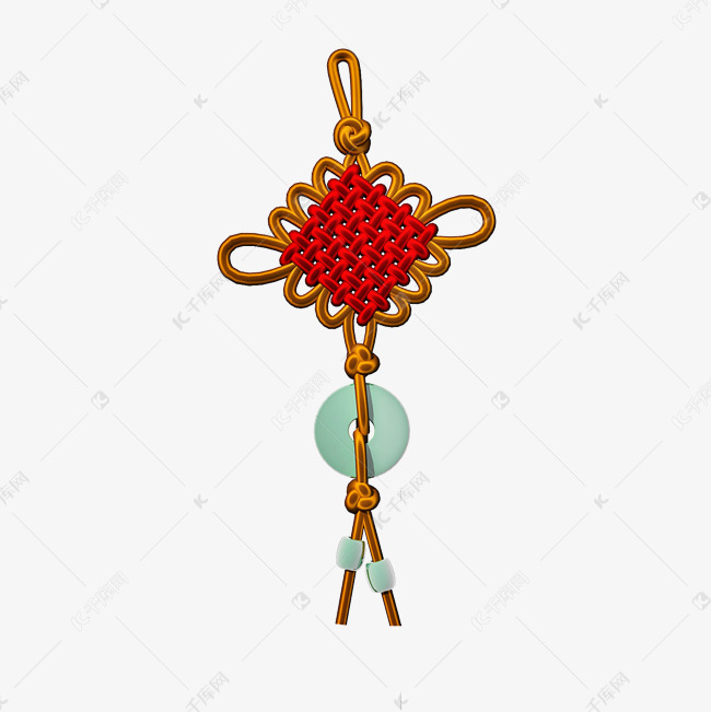 仿真中国结吊坠png图素材图片免费下载-千库网