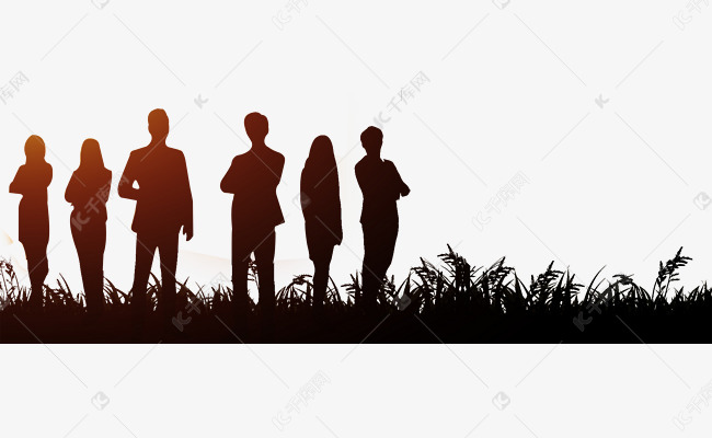 背影剪影素材图片免费下载-千库网