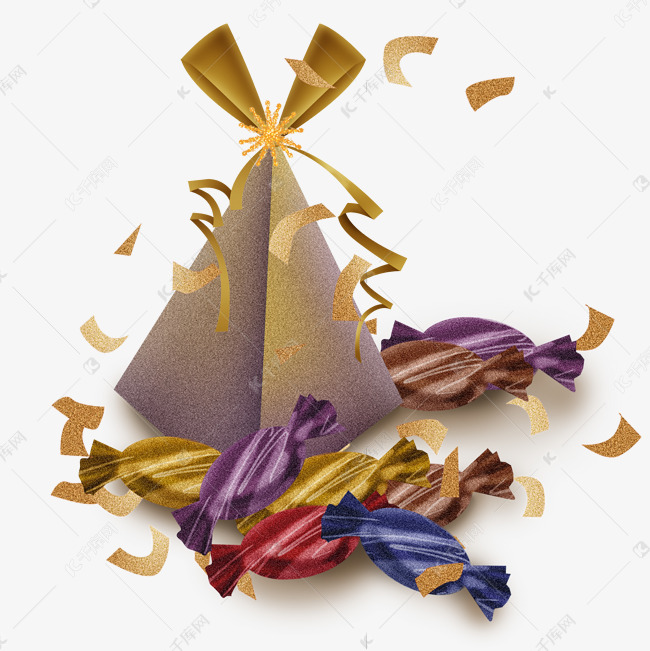 一盒彩色的糖果素材图片免费下载-千库网