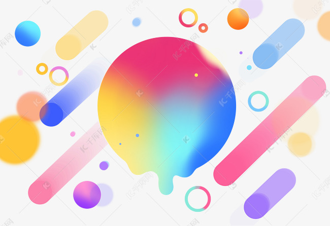 流体渐变电商图形素材图片免费下载-千库网