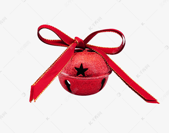 圣诞装饰红色铃铛素材图片免费下载-千库网