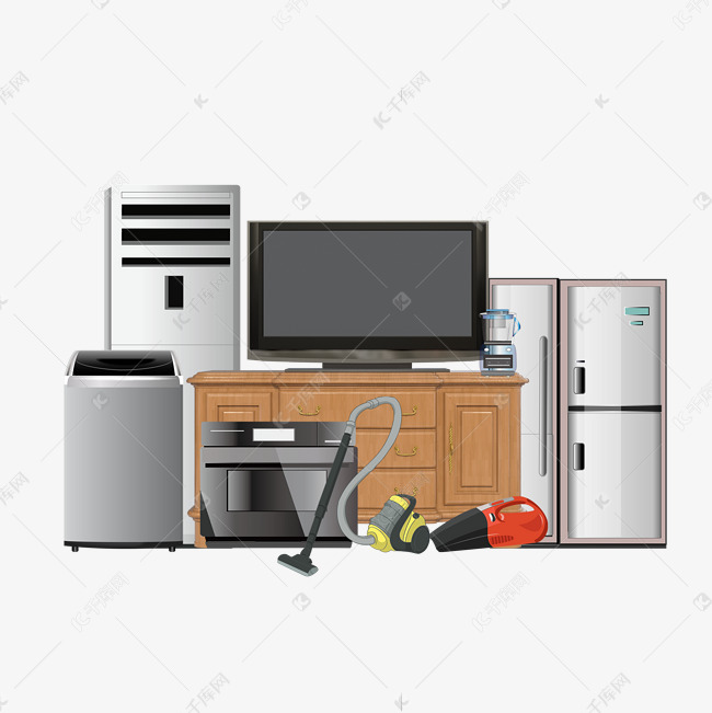 家电电器组合素材图片免费下载-千库网