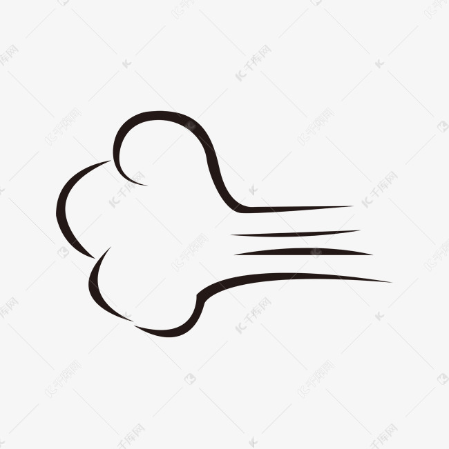 气体卡通手绘素材图片免费下载-千库网