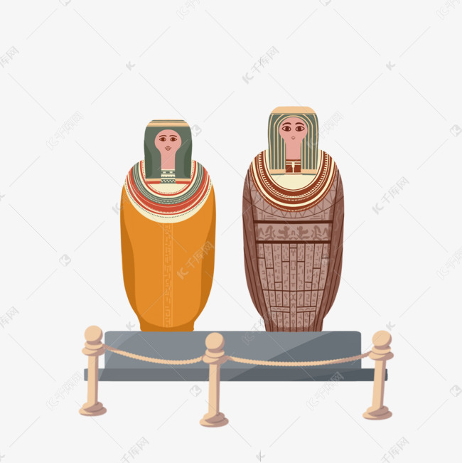 博物馆周边展览藏品埃及木乃伊素材图片免费下载-千库网