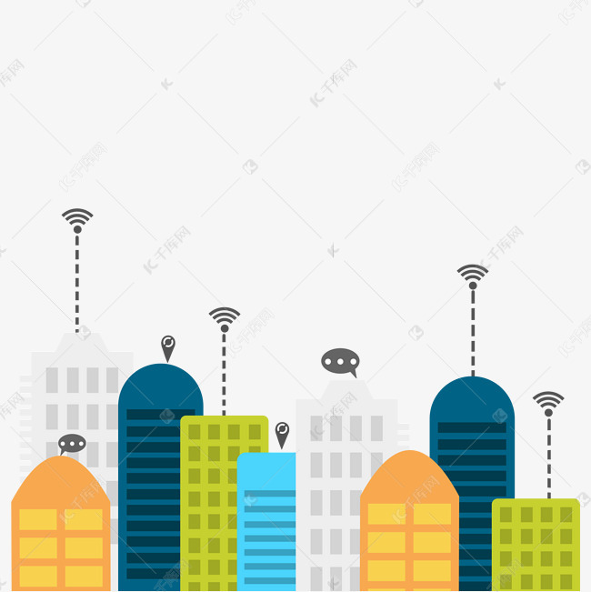 简约智慧城市素材图片免费下载-千库网