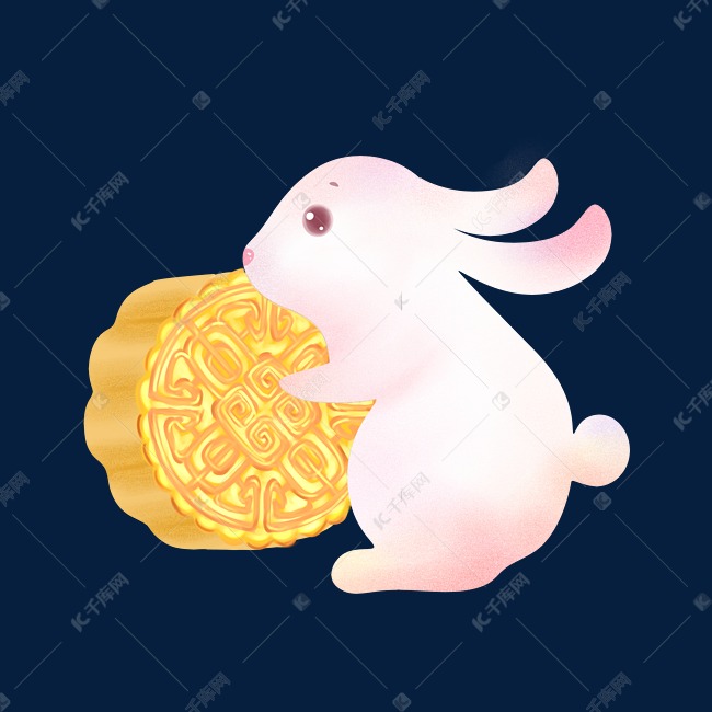 中秋节玉兔月饼素材图片免费下载-千库网