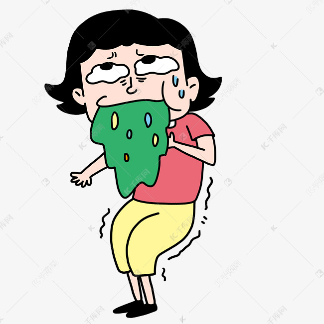女子吐了表情包素材图片免费下载 千库网