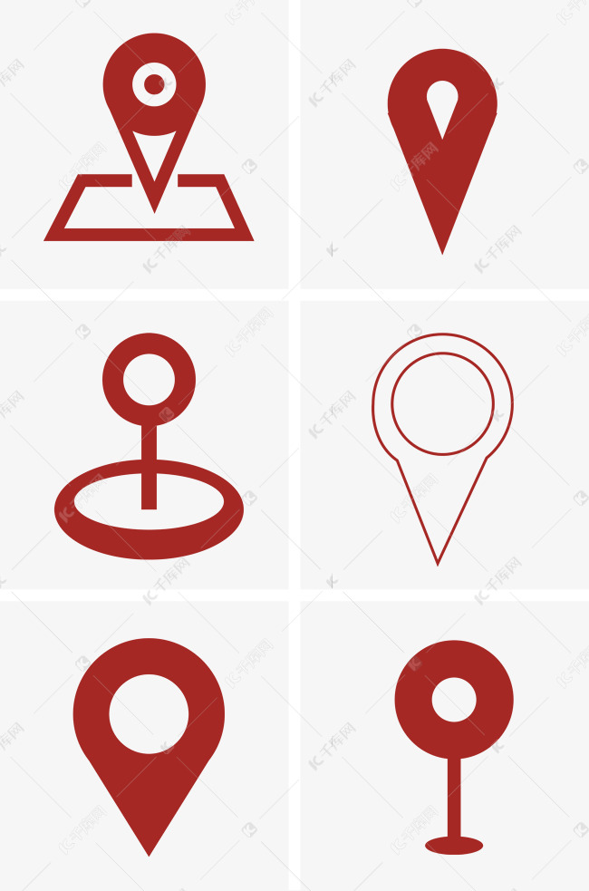 地标位置地址素材图片免费下载-千库网